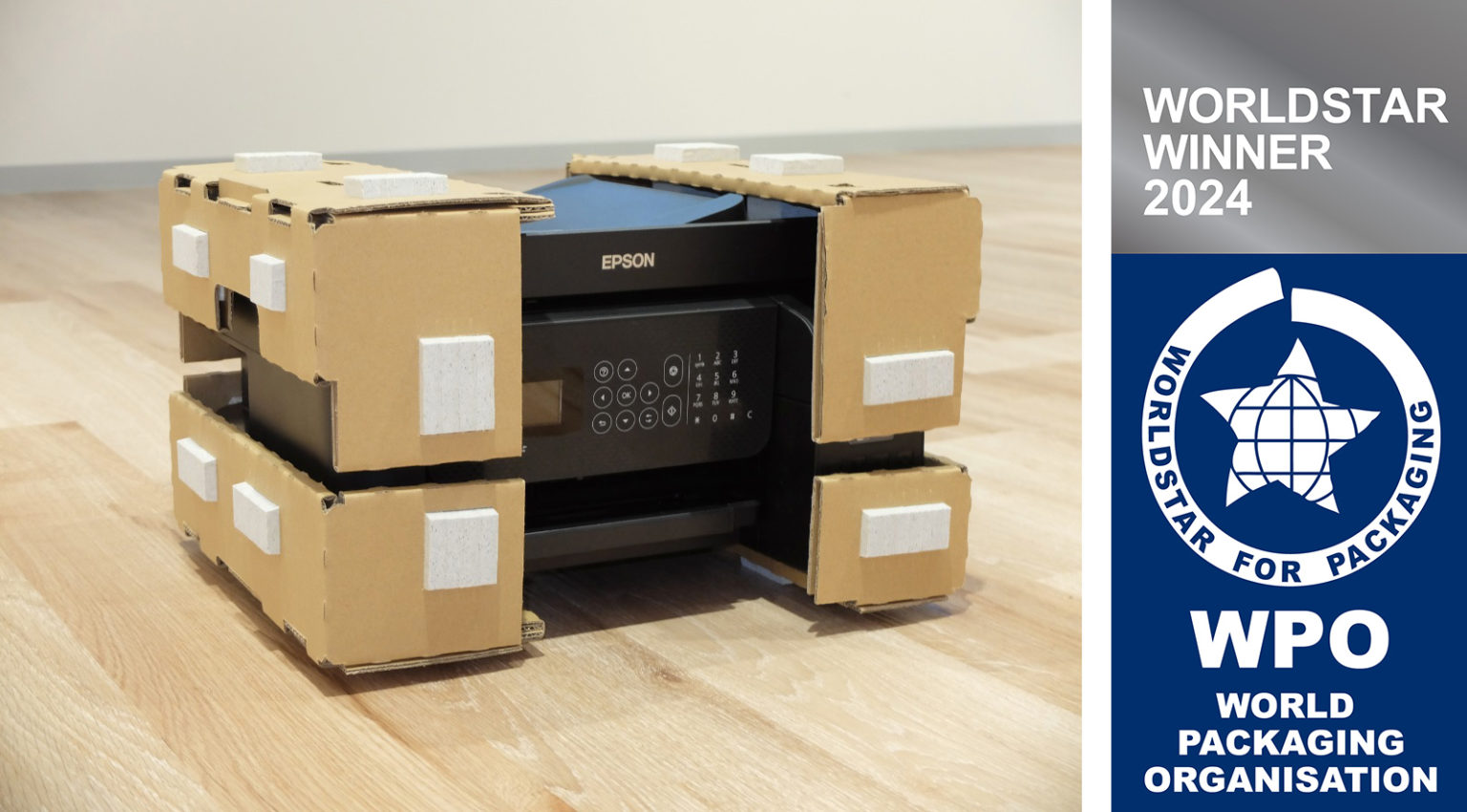 【高性能緩衝材】エプソン、WorldStar Global Packaging Awards 2024 で「Electronics 部門賞」受賞 | 株式会社加工技術研究会 -CTIWEB JPN-