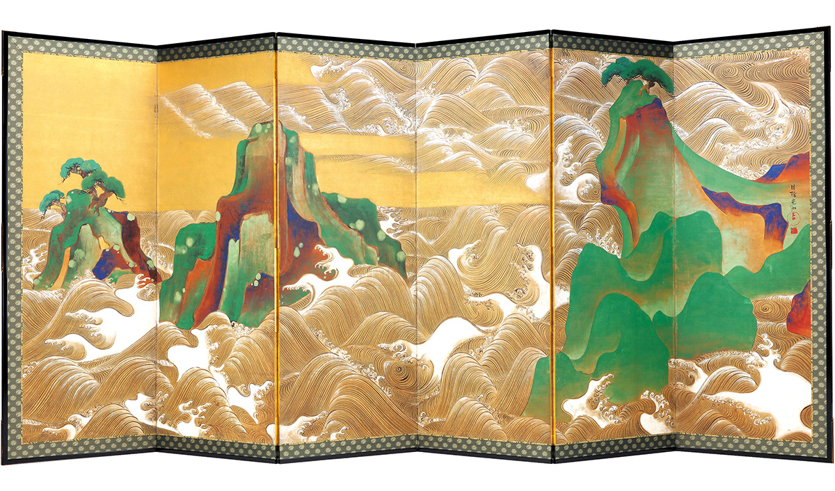 【Printing】キヤノン、尾形光琳「松島図屏風」の高精細複製品を京都市立芸術大学に寄贈。同大学内の一般開放エリアにて展示 | 株式会社加工技術研究会 -CTIWEB JPN-